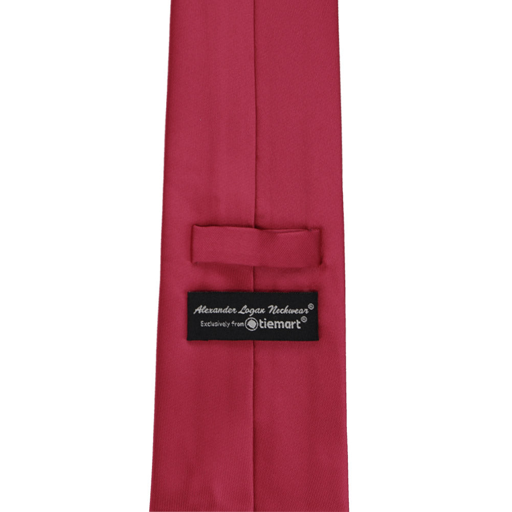 Crimson Red Solid Color Necktie | Shop at TieMart – TieMart, Inc.