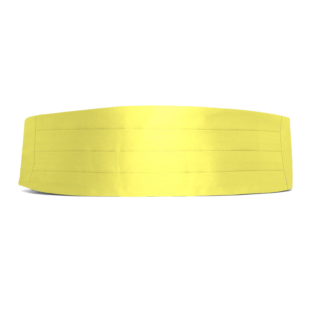 Daffodil Yellow Cummerbund | Shop at TieMart – TieMart, Inc.