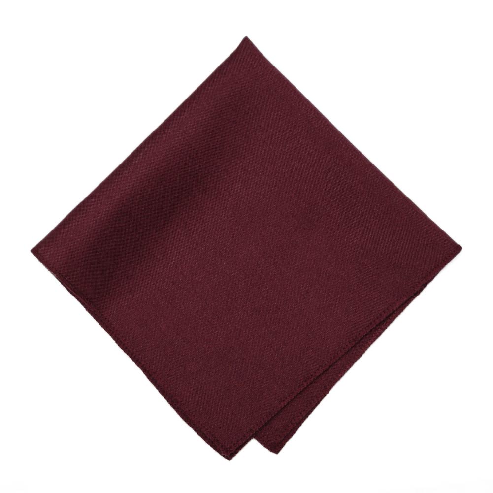 Dark Burgundy Matte Pocket Square | Shop at TieMart – TieMart, Inc.