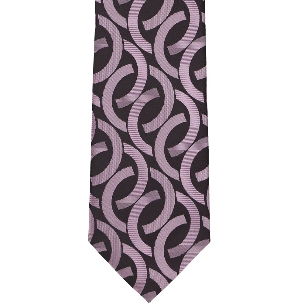 Dark Lavender Link Pattern Tie | Shop at TieMart – TieMart, Inc.