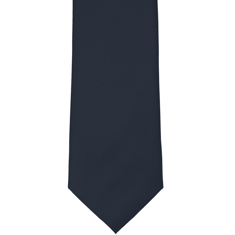 Dark Navy Blue Solid Color Necktie | Shop at TieMart – TieMart, Inc.