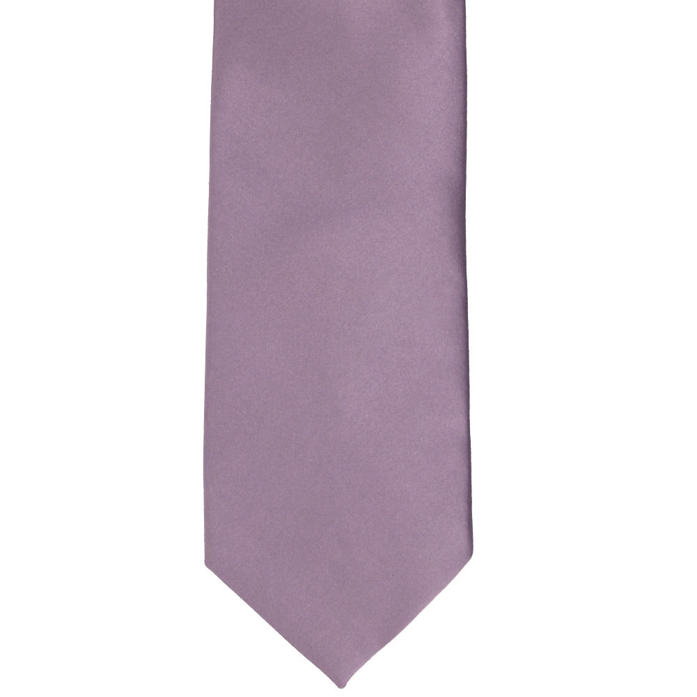 Dusty Lilac Premium Solid Color Necktie | Shop at TieMart – TieMart, Inc.