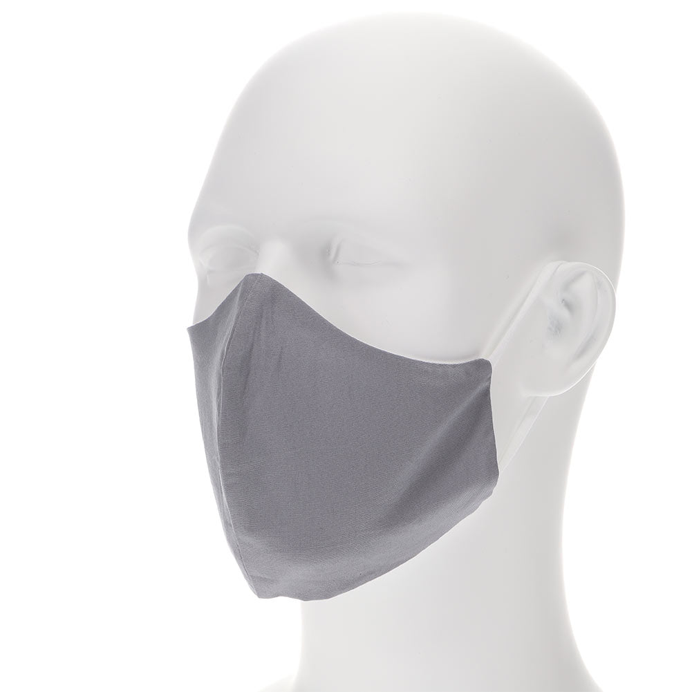 Gray Face Mask With Filter Pocket | Shop at TieMart – TieMart, Inc.