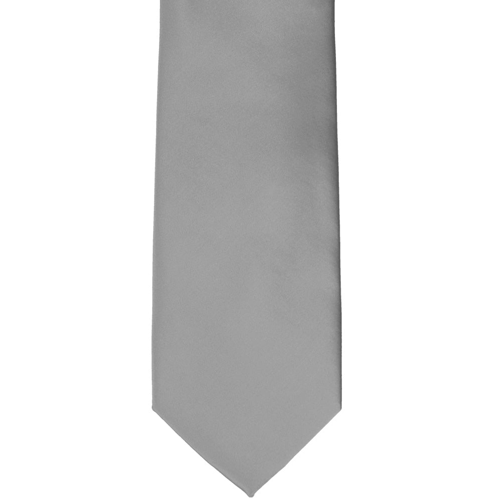 Gray Premium Extra Long Necktie | Shop at TieMart – TieMart, Inc.