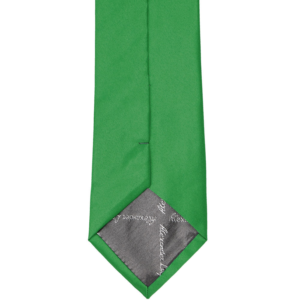 Irish Green Solid Color Zipper Ties | Shop at TieMart – TieMart, Inc.