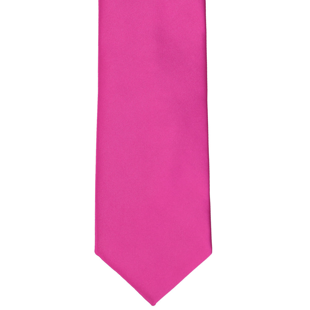 Magenta Premium Solid Color Necktie | Shop at TieMart – TieMart, Inc.
