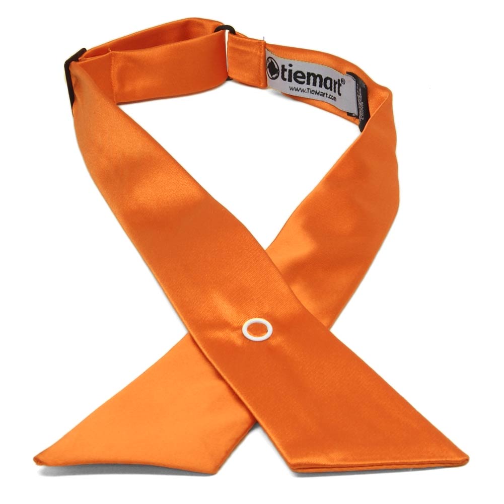 Orange Premium Crossover Tie | Shop at TieMart – TieMart, Inc.