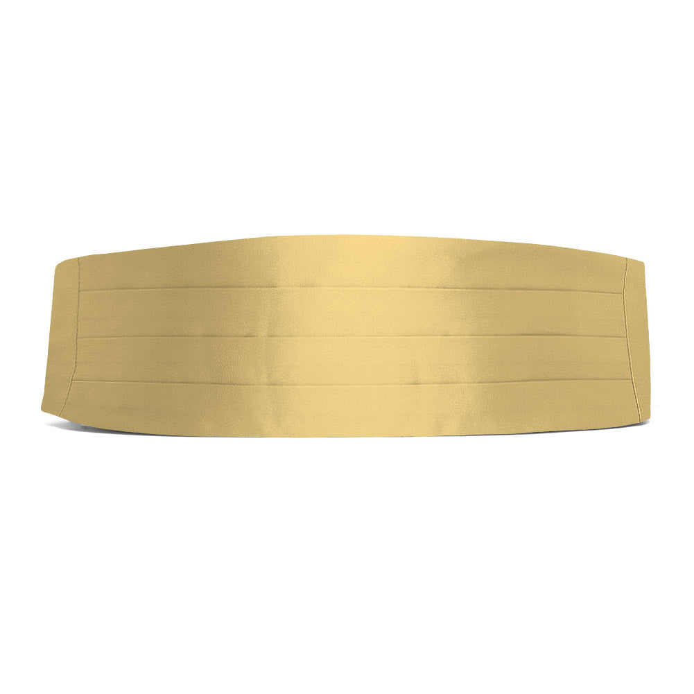 Pale Gold Cummerbund | Shop at TieMart – TieMart, Inc.
