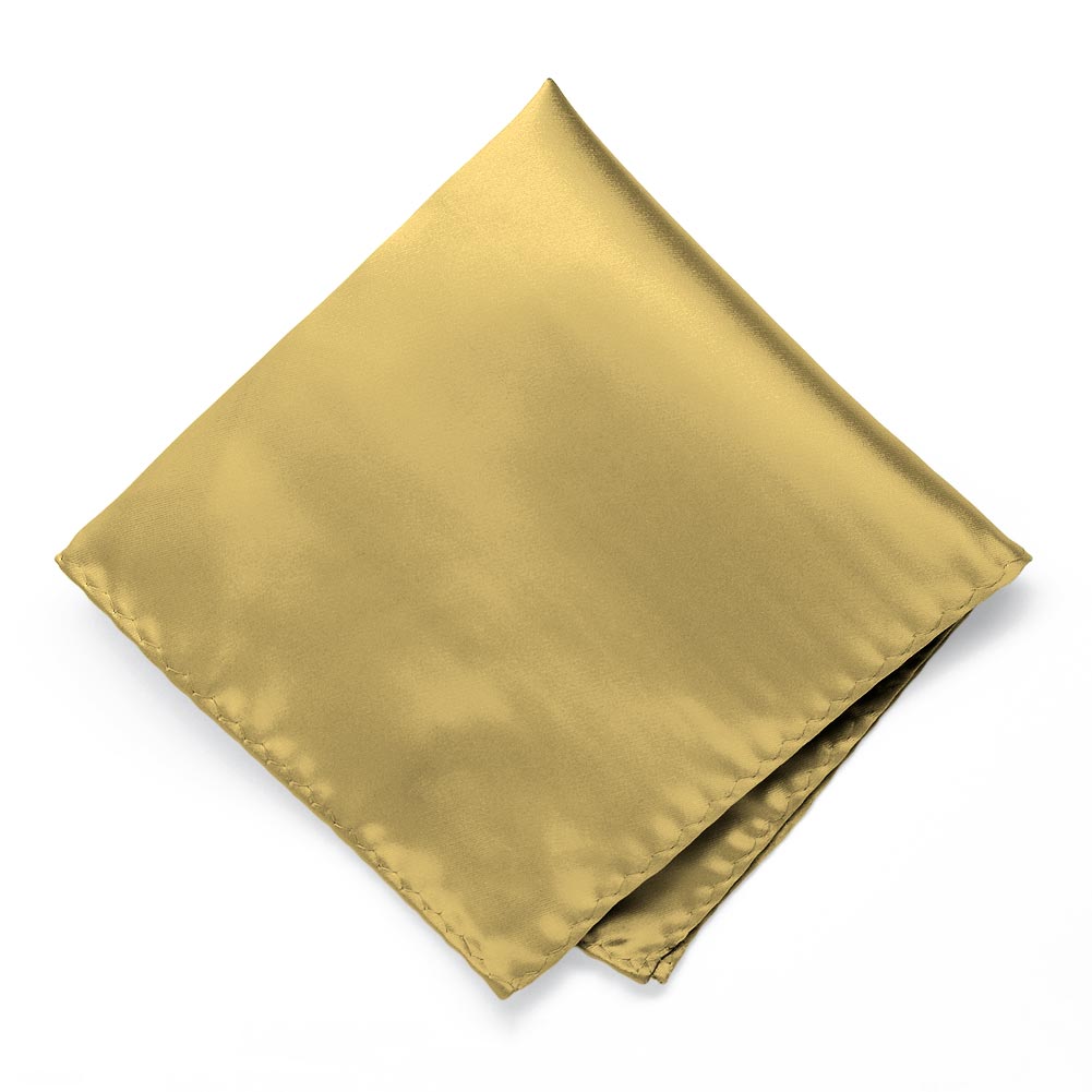 Light Gold Premium Pocket Square | Shop at TieMart – TieMart, Inc.