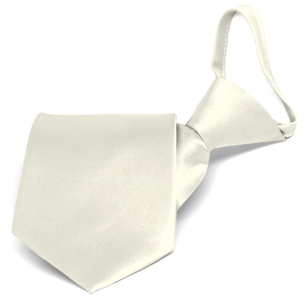 Pearl Solid Color Zipper Ties | Shop at TieMart – TieMart, Inc.