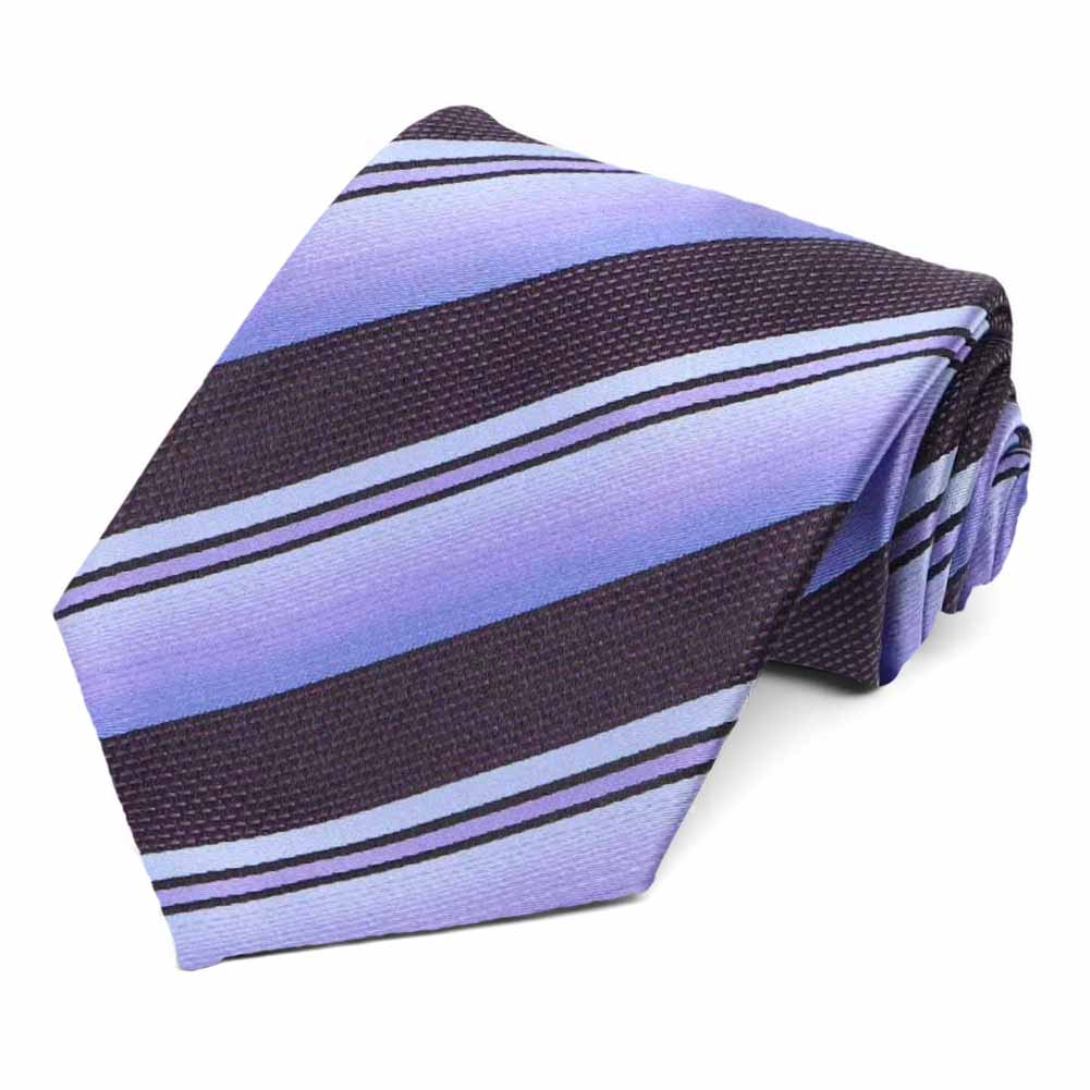 Periwinkle Stripe Tie | Shop at TieMart – TieMart, Inc.