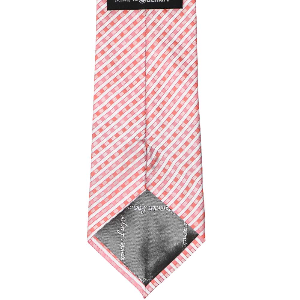 Perfect Pink Plaid Zipper Tie | Shop at TieMart – TieMart, Inc.
