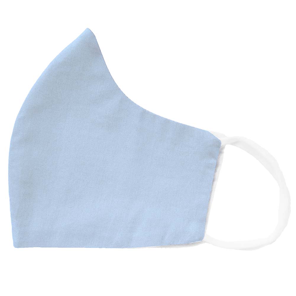 Powder Blue Face Mask With Filter Pocket | Shop at TieMart – TieMart, Inc.