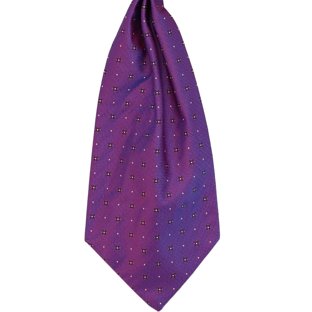 Iridescent Purple Geometric Cravat | Shop at TieMart – TieMart, Inc.