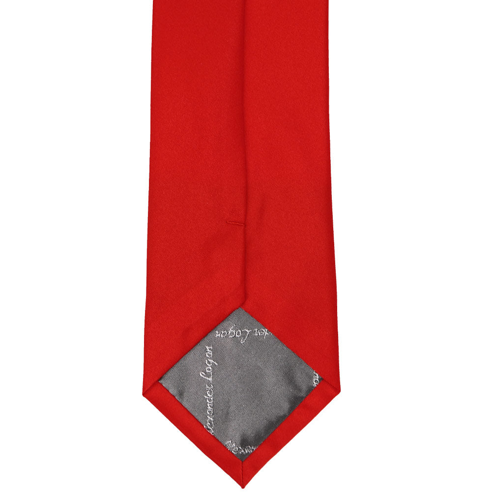 Red Solid Color Necktie | Shop at TieMart – TieMart, Inc.