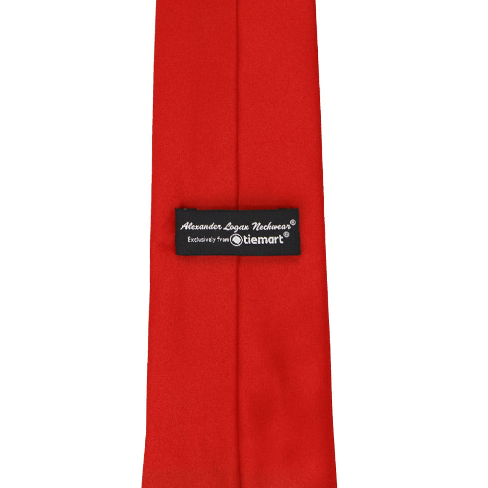 Red Solid Color Necktie | Shop at TieMart – TieMart, Inc.