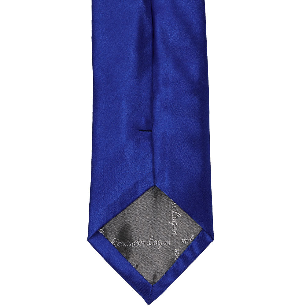 Sapphire Blue Extra Long Solid Color Necktie | Shop at TieMart ...