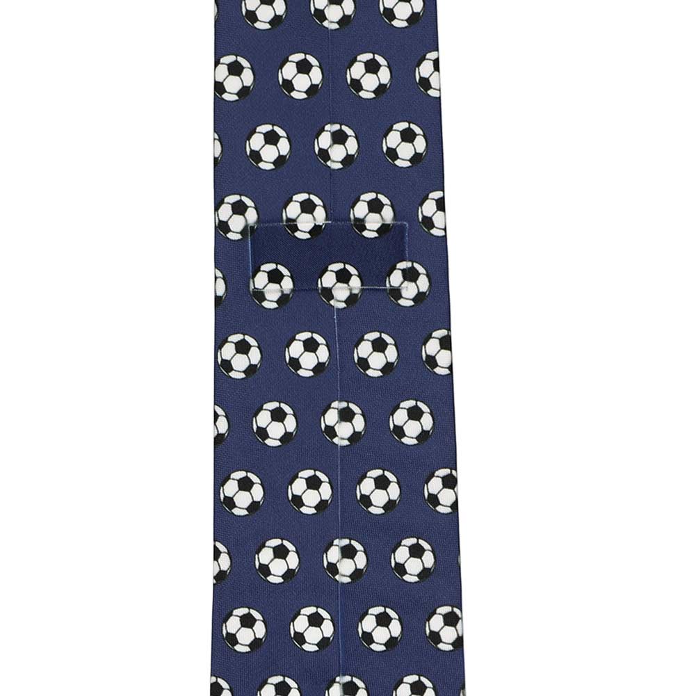 Navy Blue Soccer Ball Necktie | Shop at TieMart – TieMart, Inc.