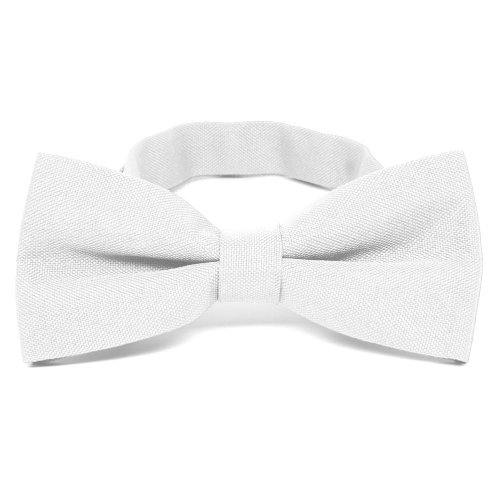 White Matte Finish Bow Tie | Shop at TieMart – TieMart, Inc.