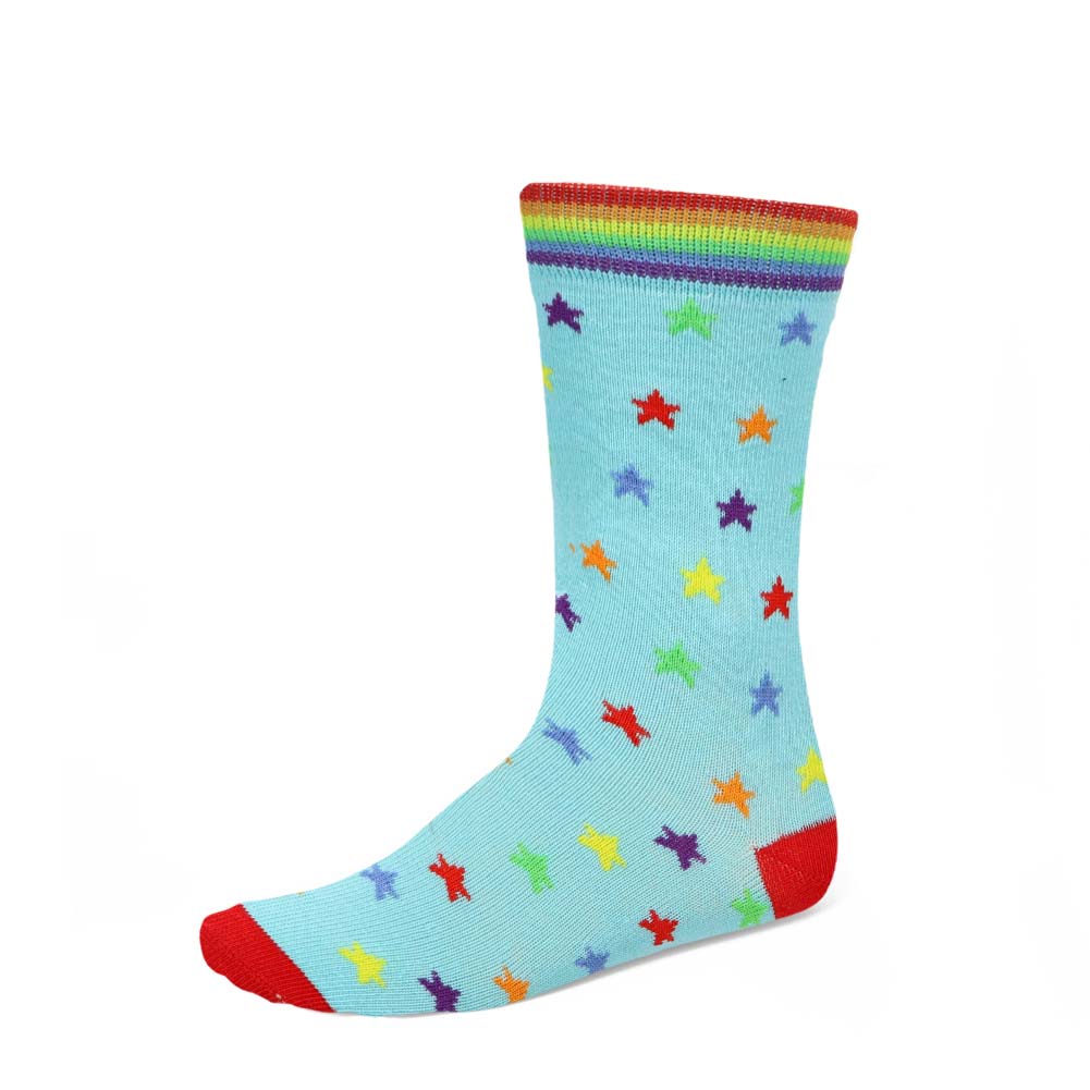 Women's Rainbow Star Socks | Shop at TieMart – TieMart, Inc.