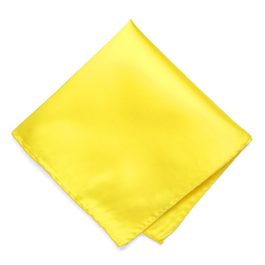 Yellow Premium Pocket Square | Shop at TieMart – TieMart, Inc.